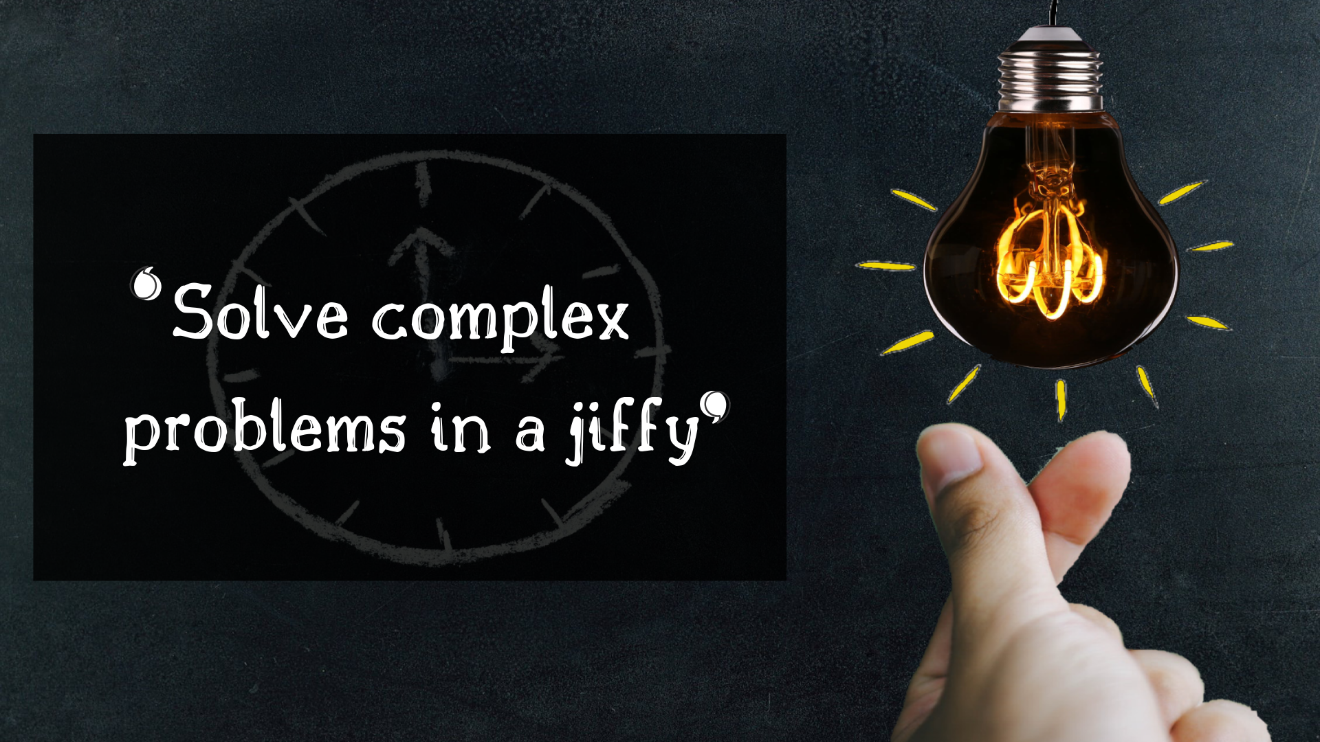 Solve Complex Problems in a Jiffy - Anand Damani Solve Complex Problems in a Jiffy - Anand Damani